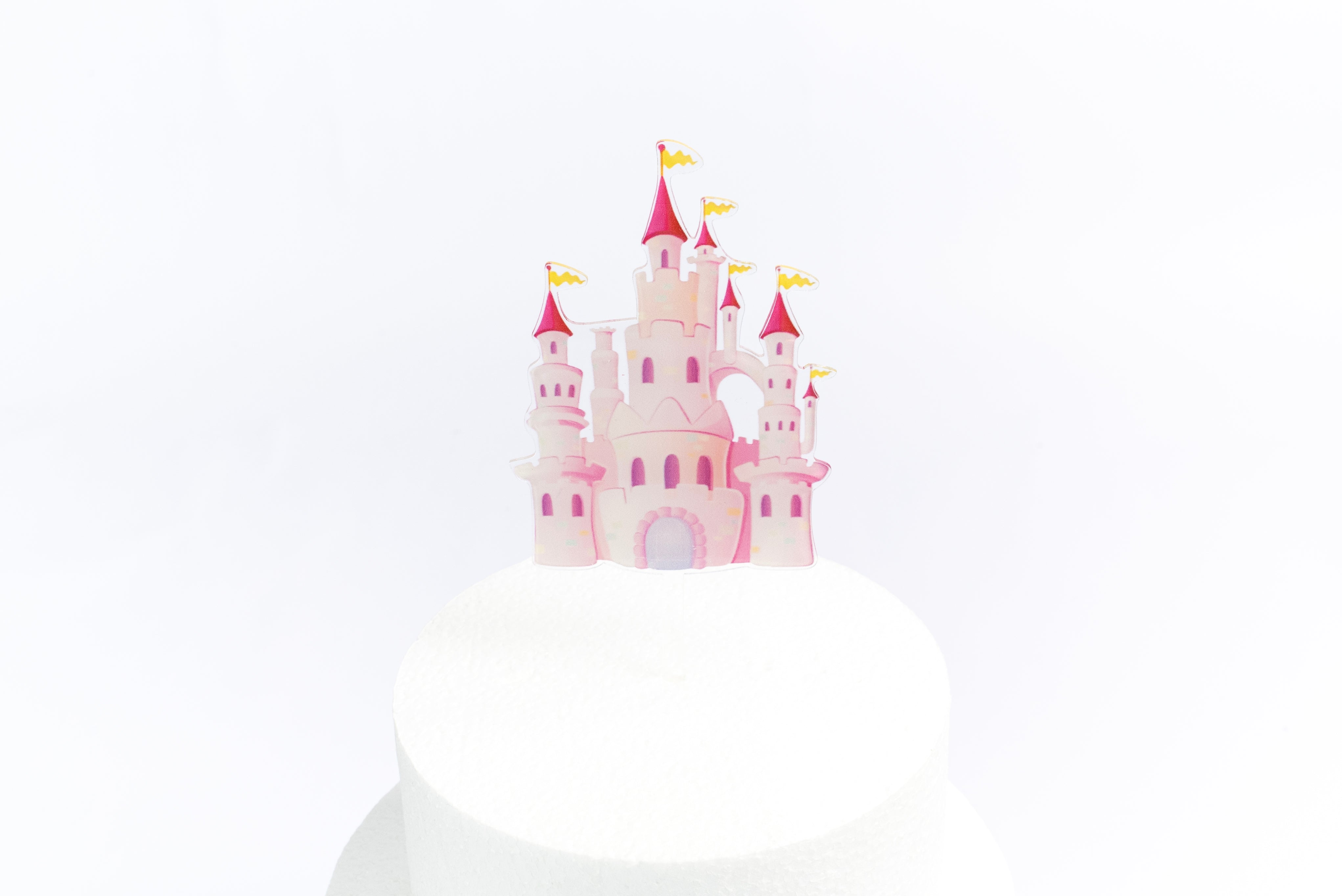 Dreamy Princess Castle Acrylic Cake Topper – Cakebox.ME