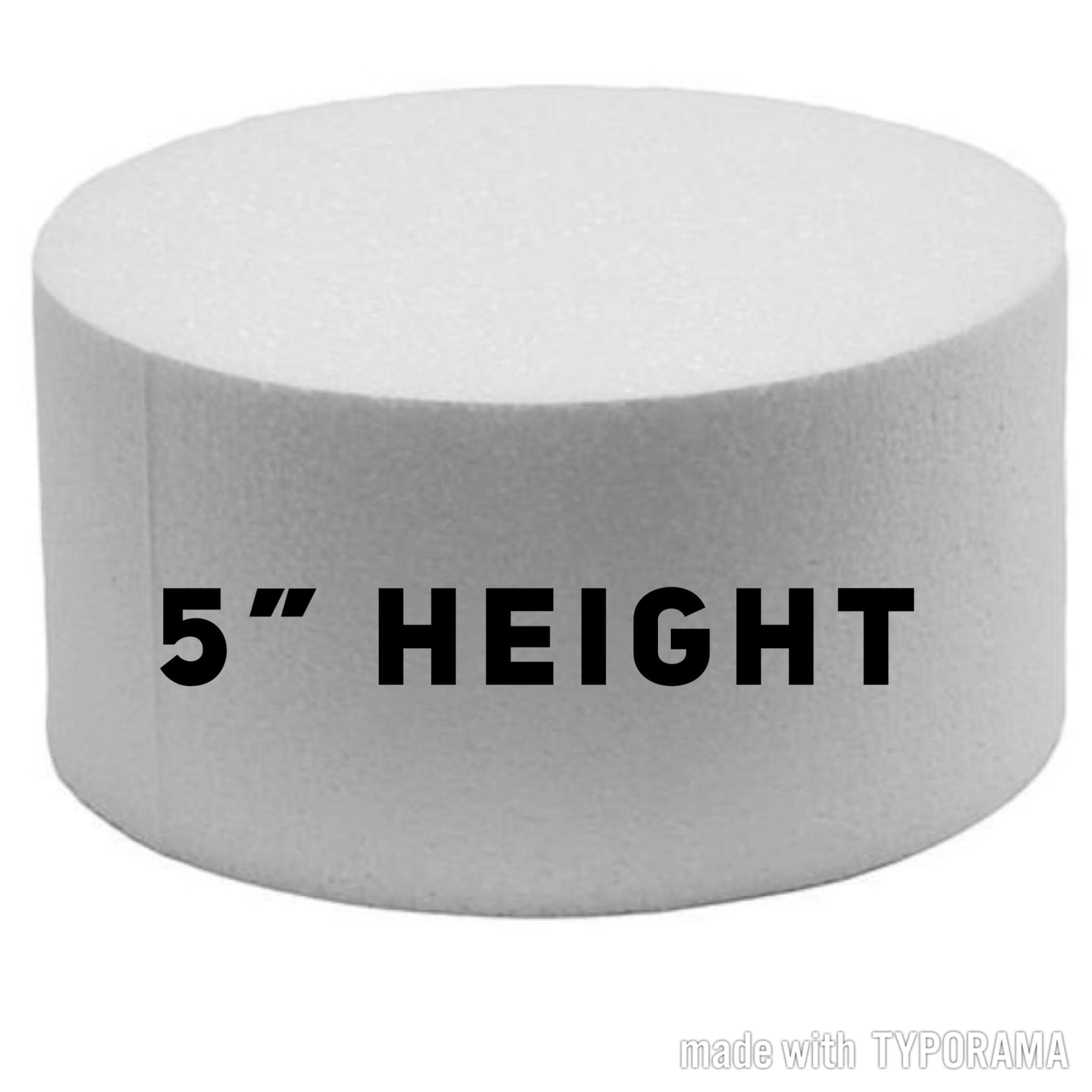 Styro Cake Dummy 5" Height – Cakebox.ME