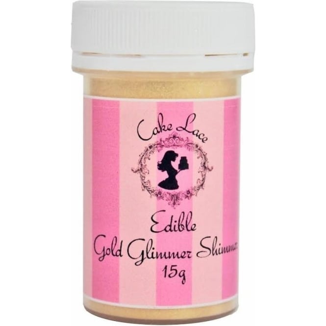 CAKE LACE Gold - Edible Glimmer Shimmer 15g – Cakebox.ME